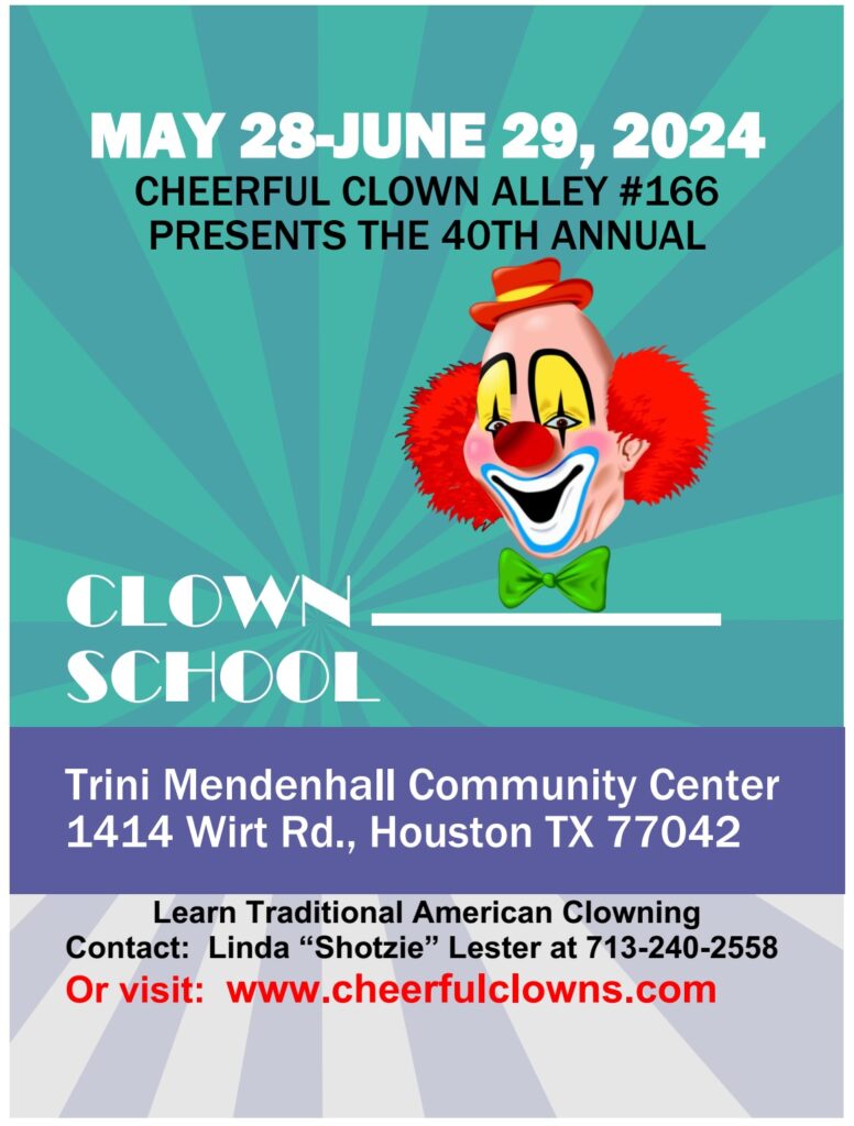 Clown School Houston, Learn to be a Clown, Clowning School